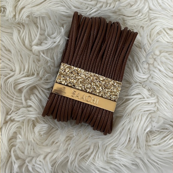 SAACHI | Jewelry | Saachi Multiple Rope Bracelet Magnetic Gold | Poshmark